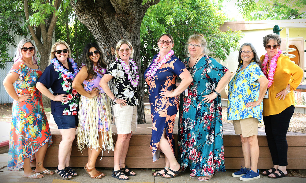 SDO staff celebrates the last day of school Hawaiian style | Sierra Del ...